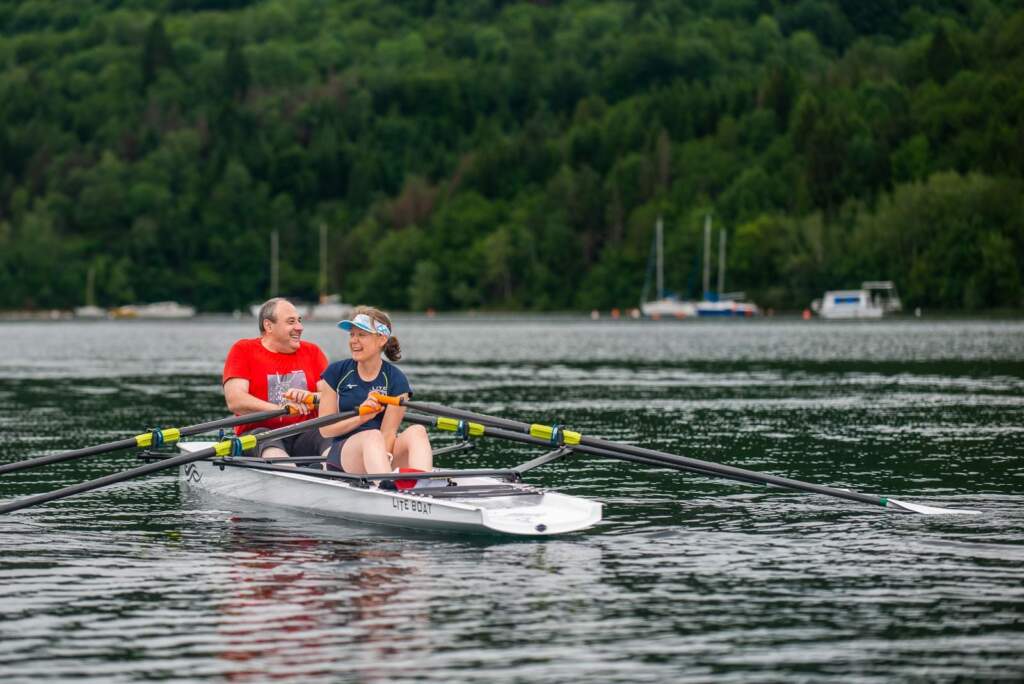 Stable double rowing boat - LiteDuo