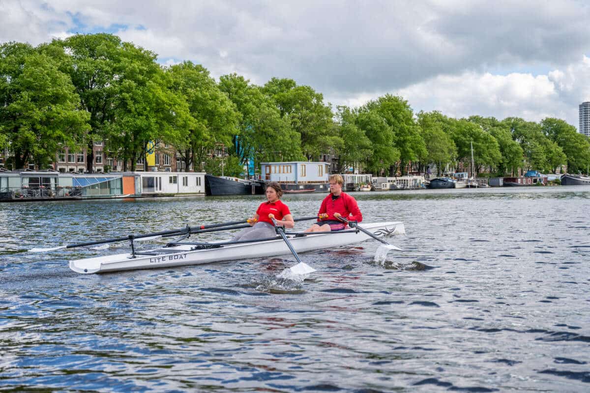 Stable double rowing boat - LiteDuo