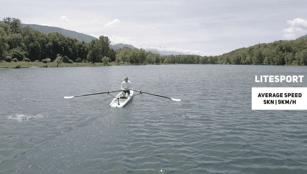 Test de velocidad X Row vs LiteSport - Liteboat - Light, stable, easy ...